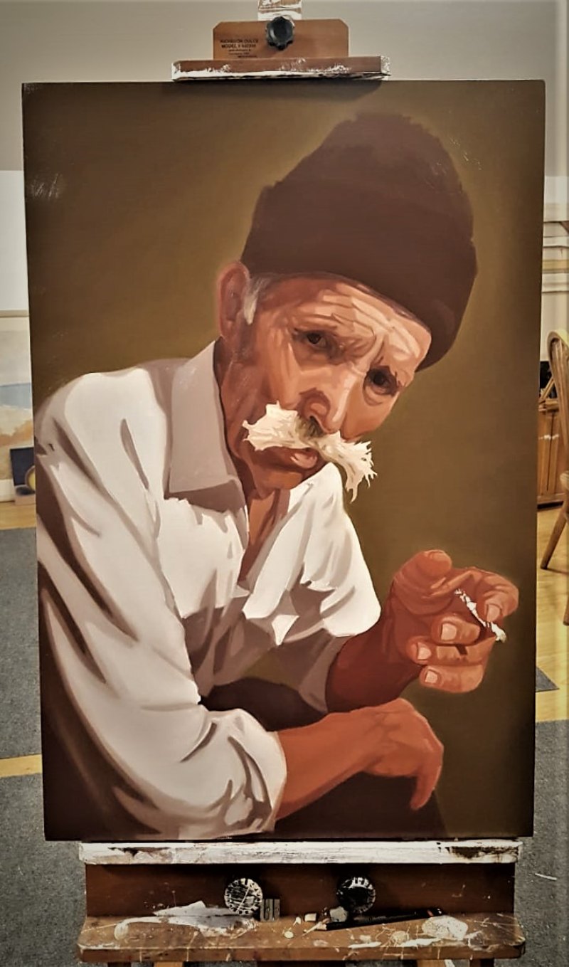 Mihovil Buljan i Ante Perkušić posjetili kiparski atelje Mate Turića u ...