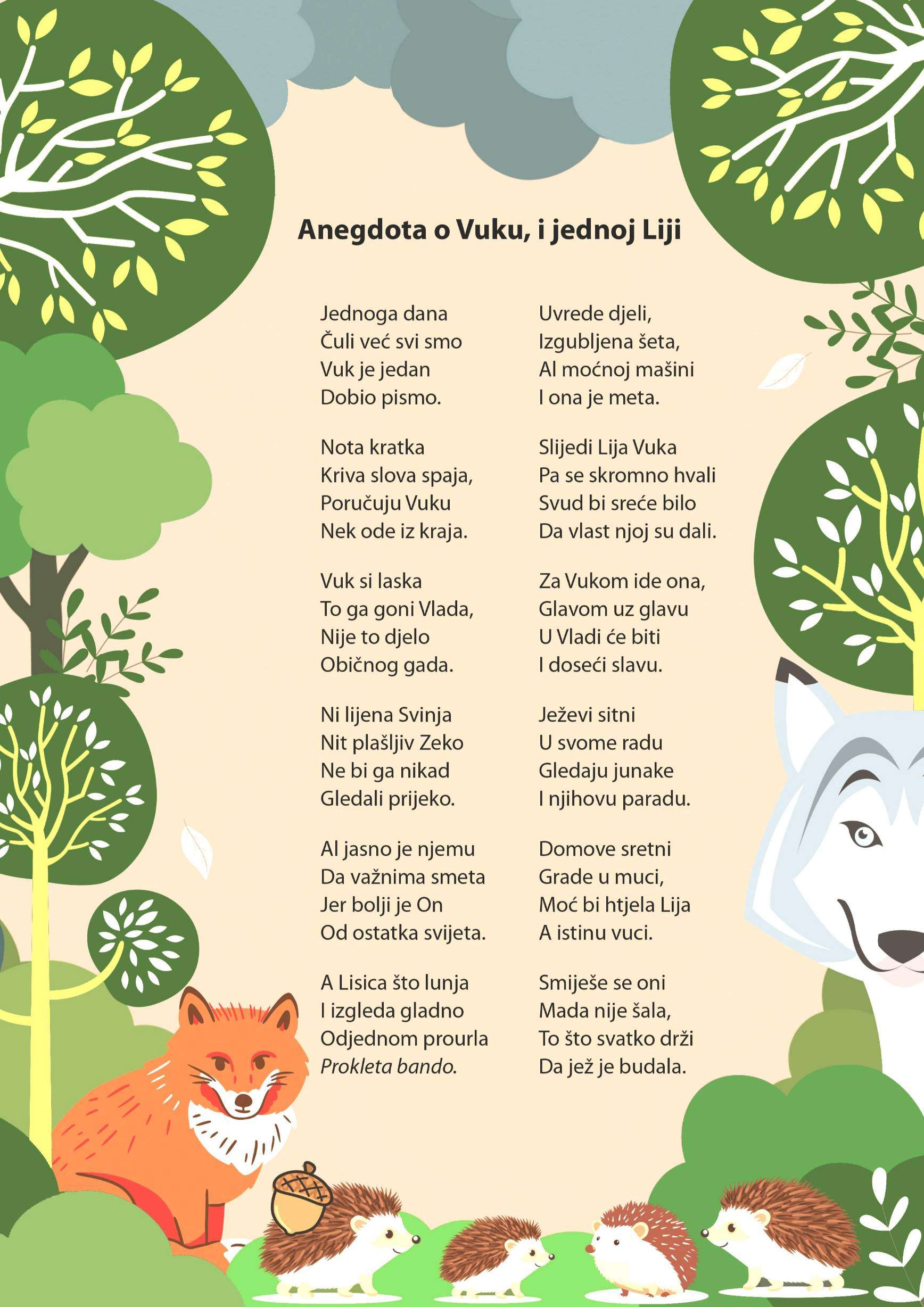Anegdota o Vuku, i jednoj Liji | Akademija Art Zagreb